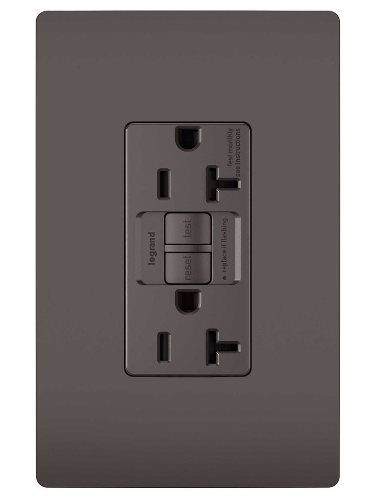 Legrand - 2097TR - Tamper-Resistant 20A Duplex Self-Test GFCI ...