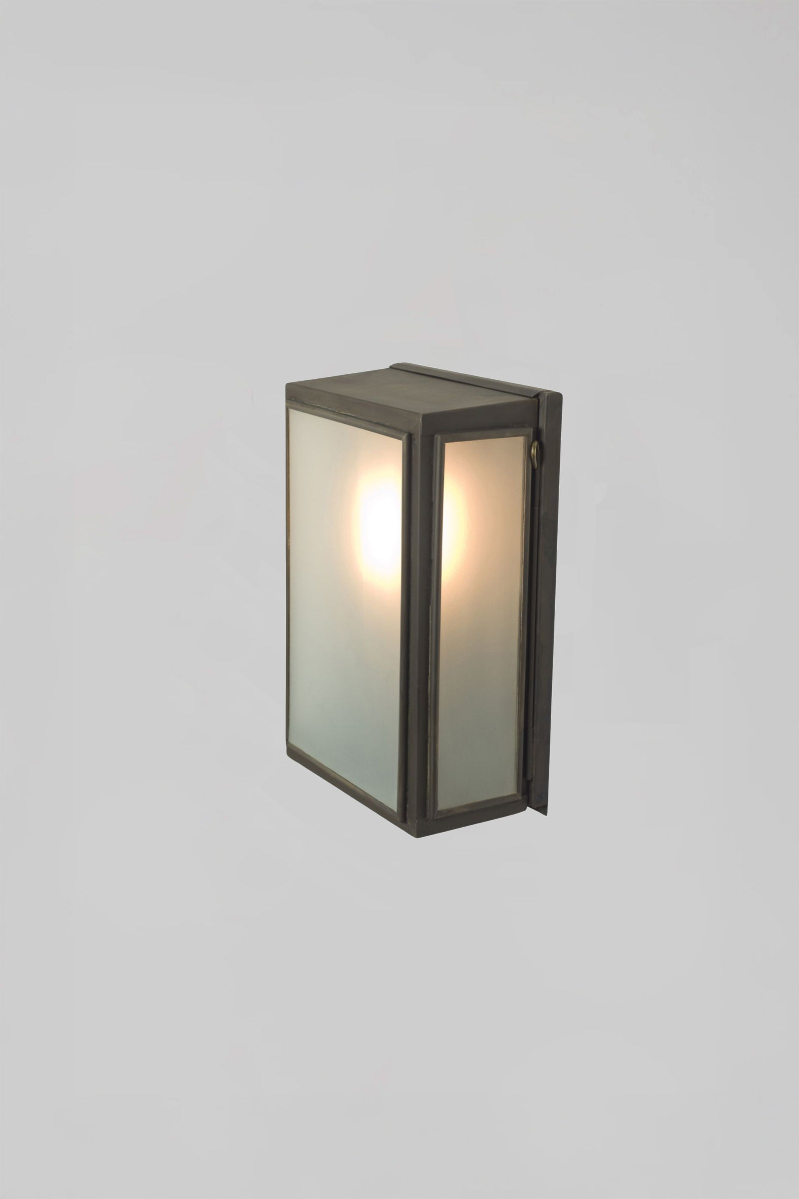 Original BTC - Small Box Wall Light 7644 (Internally Glazed)