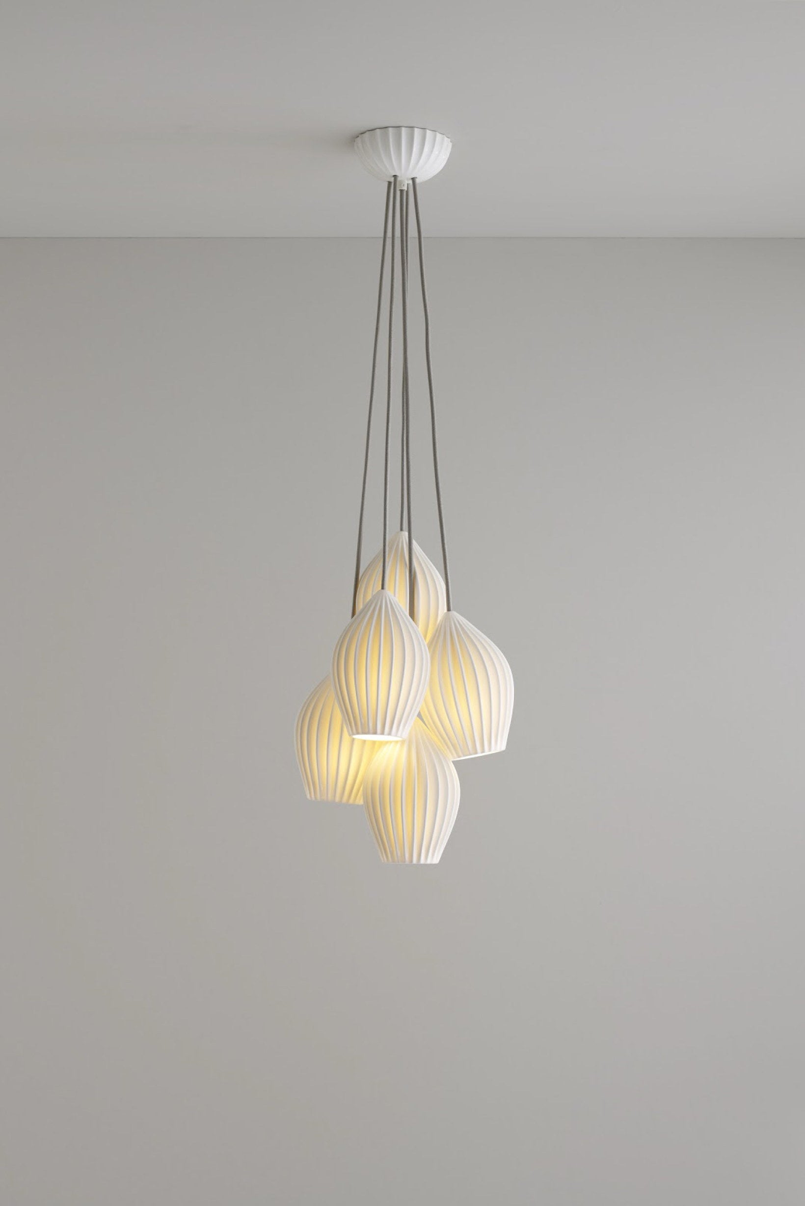 Original BTC - Fin Pendant Light Grouping of 5